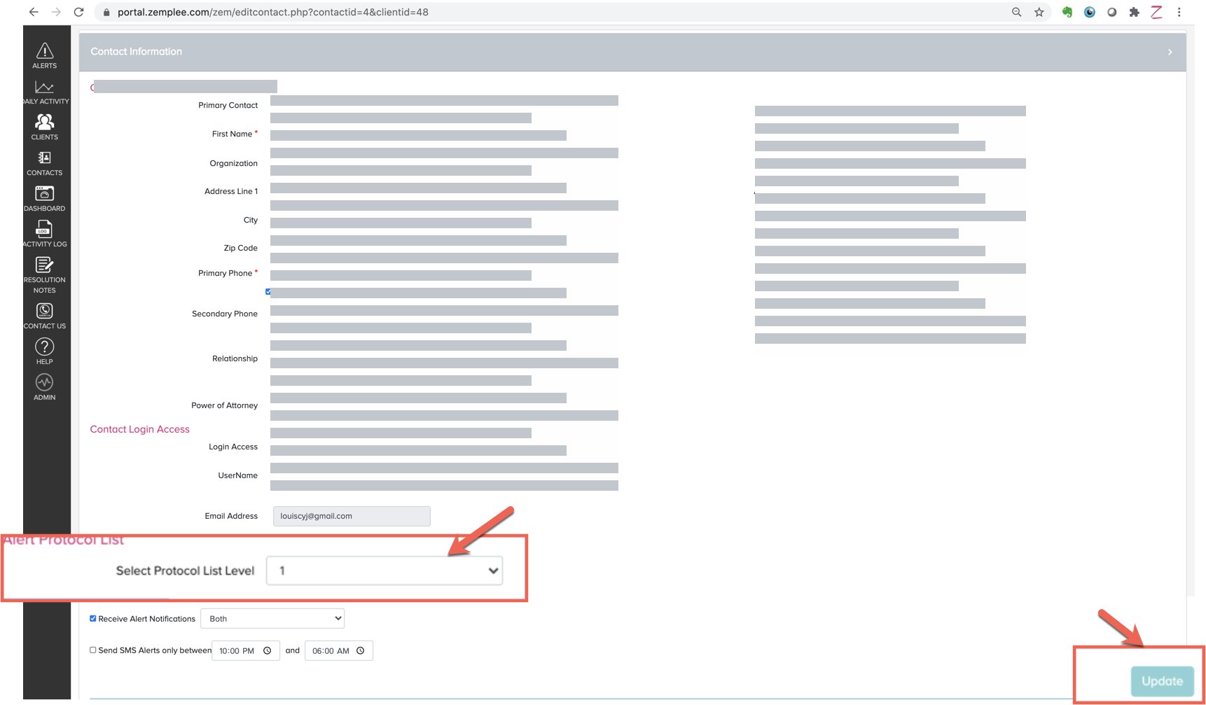 ZEMPLEE SETUP FOR INDEPENDENT LIVING