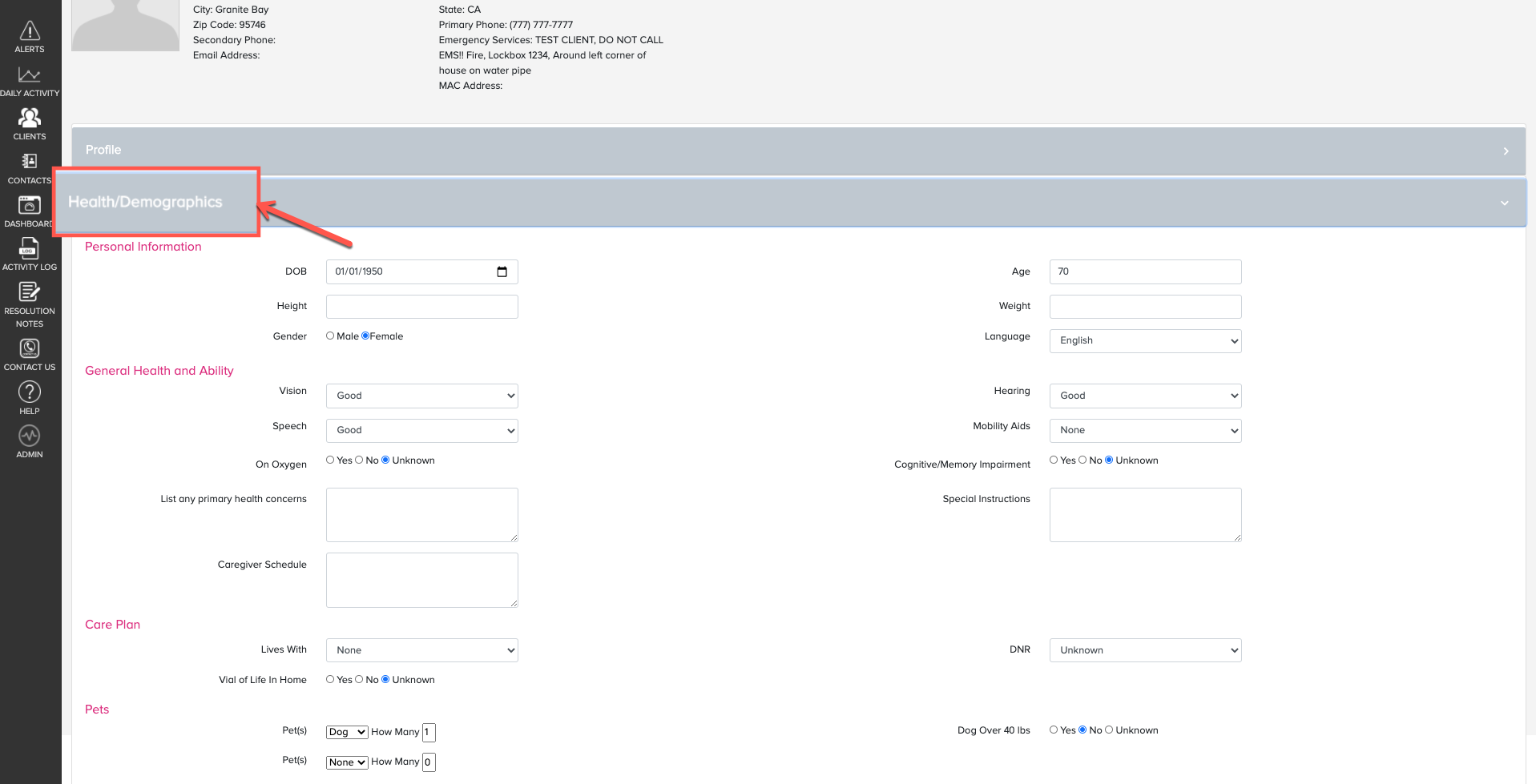 ZEMPLEE SETUP FOR INDEPENDENT LIVING